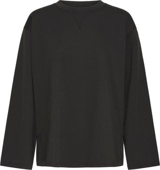 Ichi Ichi, Femme, Tops, Noir, Taille: 42 FR Haut et T-shirt noir à manches longues