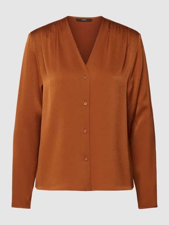 Windsor Hemdbluse mit V-Ausschnitt