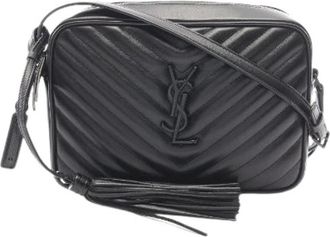 Saint Laurent Pre-owned LOU Camera Bag Sac bandouli&egrave;re en cuir - Femme - Pre-owned - Noir - Taille: ONE Size