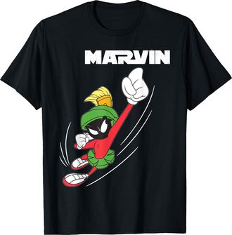 Looney Tunes Marvin Flying Martian Dark T-Shirt