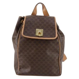 Celine Pre-owned Canvas Rucksack - - Pre-owned - Damen - Braun - ONE SIZE