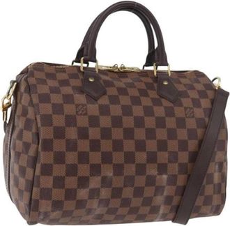 Louis Vuitton Sac &agrave; main Speedy Bandouliere 30 Pre-owned - Femme - Pre-owned - Brun - Taille: ONE Size