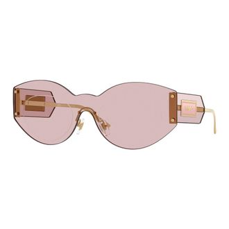 Versace Stilvolle Sonnenbrille in Schwarz - - Accessories - Damen - Rosa - 44 MM