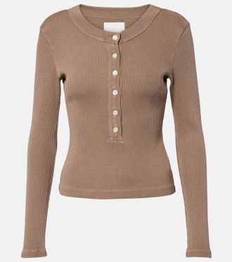 Citizens Of Humanity Henley-Top Varra aus Rippstrick