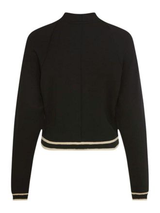 Brax Strickjacke schwarz,Indoor,Viskose,Unifarben,V-Ausschnitt,Lang,Regular Fit