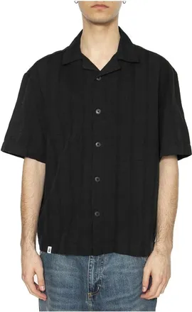 Edwin Homme, Chemises, Noir, Taille: XL Chemise &agrave; Manches Courtes