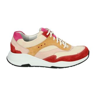 Durea Sportliche Damenschuhe Rot Muster - - Shoes - Damen - Mehrfarbig - 40 1/2 EU