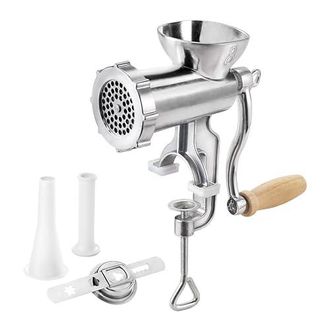 Metaltex Grand hachoir &agrave; manivelle Metaltex polyvalent 3 en 1 - EDM 78499