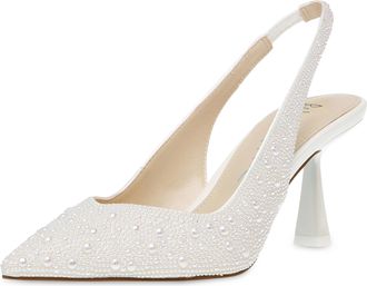 Betsey Johnson Clark Pumps f&uuml;r Damen, Elfenbein, 37.5 EU
