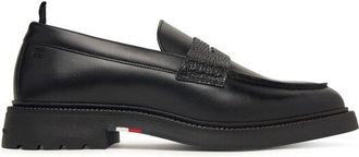 Tommy Hilfiger Slipper Corporate Casual FM0FM05968 Schwarz