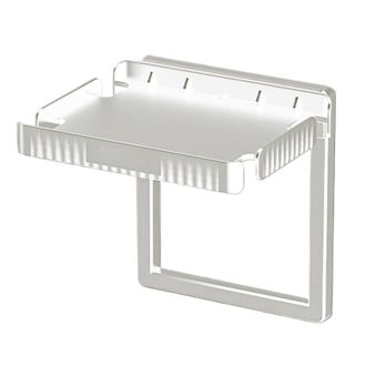 Generico Wandregal - platzsparendes Wandregal, vollst&auml;ndig montiert, kleine schwebende Regale, platzsparend, Regale f&uuml;r Badezimmer