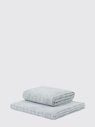 Philipp Plein Set de 2 serviettes en &eacute;ponge de coton avec logo Hexagon jacquard