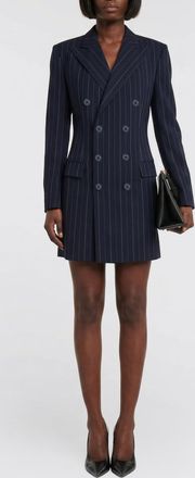 Ralph Lauren Robe blazer en laine &agrave; motif gessato