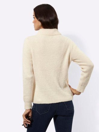 Cr&eacute;ation L Strickpullover Stehkragen-Pullover Langarm
