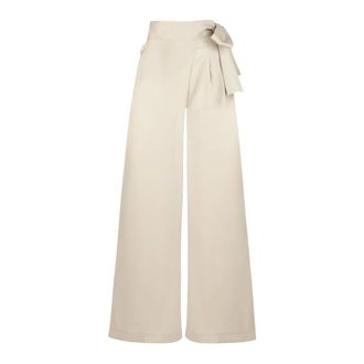 D.exterior Femme, Pantalons, Beige, Taille: 40 FR Pantalon Palazzo