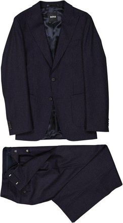 HUGO BOSS Herren Anzug blau