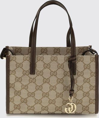Gucci Mini sac en tissu GG Supreme avec double poign&eacute;e et bandouli&egrave;re