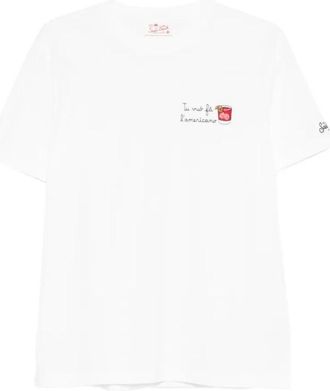 MC2 Saint Barth Homme, Tops, Blanc, Taille: XL Portofino T-Shirt