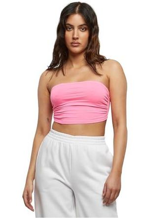 Urban Classics Haut Bandeau Fluo pour Femme, Rose Fluo, XS