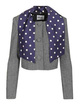 Self Portrait Veste Casual - Gris