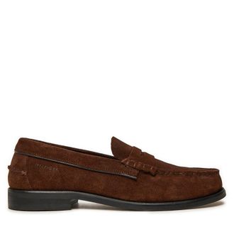 Tommy Hilfiger Mokassins Tommy Hilfiger Classic Hilfiger Suede Loafer FM0FM05363 Braun