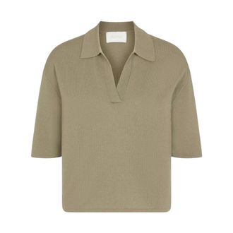 Juvia Femme, Pulls, Vert, Taille: 36 FR Cashmere Blend Polo