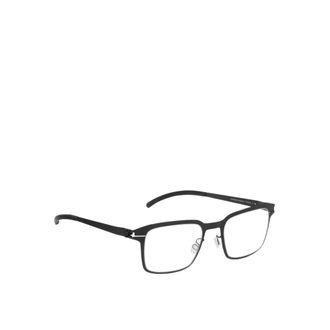 Mykita Femme, Accessoires, Noir, Taille: ONE Size Lunettes Rectangulaires Noires pour Femmes