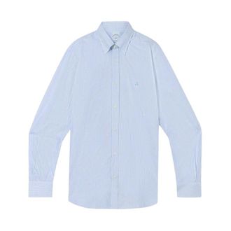 Brooks Brothers Chemise Coupe Droite Boutonn&eacute;e - Homme - Chemises - Bleu - Taille: M