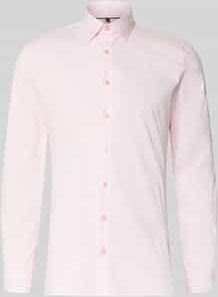 Olymp No. 6 Slim Fit Businesshemd mit Kentkragen