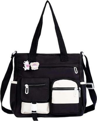 Generic Sac a Main Femme Sac Bandouli&egrave;re Femme Sacoche Femme Bandouli&egrave;re De &eacute;l&eacute;gant Toile Unisexe Grande Capacit&eacute;, Sac &Eacute;paule &Eacute;tudiant Casual, Id&eacute;al Cours Ou 