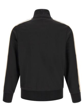 Palm Angels Track-Stripe Technical Sweatshirt - Black