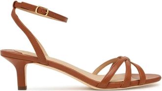 Ralph Lauren Femme, Chaussures, Brun, Taille: 39 EU Kendyl Nappa Leather Sandal