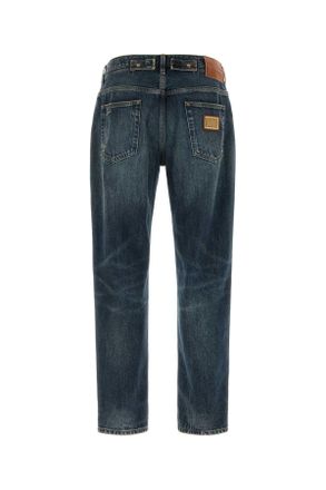 Dolce & Gabbana Mens Denim Jeans Varianteabbinata Exterior: Cotton