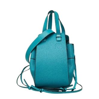 Loewe Pre-owned Hammock Mini Leather 2way bag - - Pre-owned - Damen - Blau - ONE SIZE