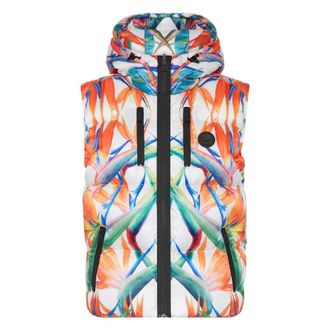 Plein Sport Femme, Vestes, Multicolore, Taille: 38 FR Long Vest Flowers