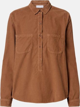 Velvet Chemise Arielle en velours c&ocirc;tel&eacute;