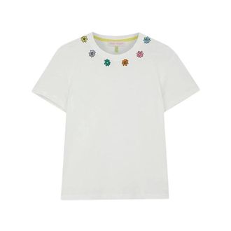 Mira Mikati Femme, Tops, Blanc, Taille: 38 FR Tee-shirt