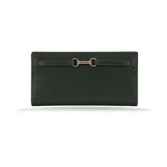 Michael Kors Genarbtes Leder-Portemonnaie - - Accessories - Damen - Gr&uuml;n - ONE SIZE