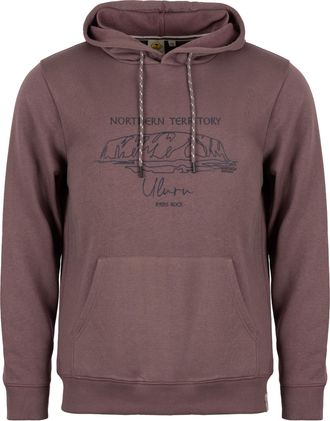 Roadsign Herren Sweatshirt Warmer Hoody mit Print f&uuml;r Urbane Styles an kalten Tagen braun, 2XL