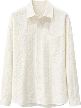 Costumein Homme, Chemises, Beige, Taille: XL Chemise Coupe Ample