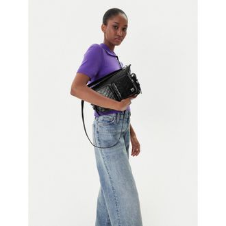 Pinko Handtasche PINKO Cargo Camera Bag Al 25-25 PLTT 105110 A2JC Schwarz