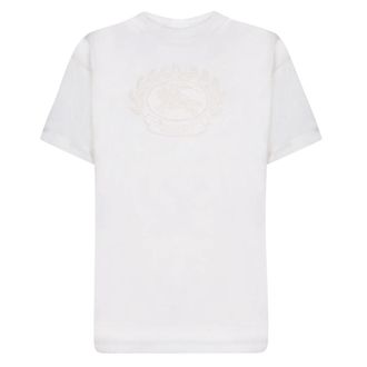 Burberry T-shirt ekd Mit Aufgesticktem Logo In Kreide