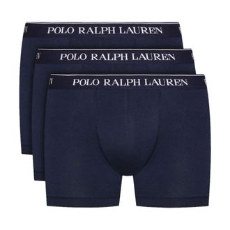 Ralph Lauren Homme, Sous-v&ecirc;tements, Bleu, Taille: L Stretch Cotton Boxer 3-Pack