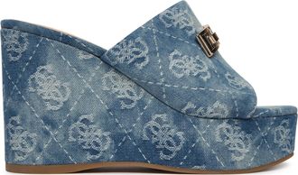 Guess Pantoletten Guess FLJEV2 DEN04 Blau