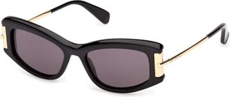 Max Mara Mm0189 Sonnenbrille - - Accessories - unisex - Schwarzk - 52 MM