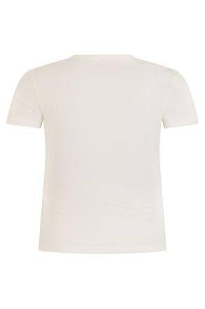 Diesel Womens T-Shirt Short-Sleeve White Cotton T-Shirts & Jerseys