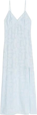 Zadig&Voltaire Femme, Robes, Bleu, Taille: 40 FR Ramelil Paisley-Pattern Silk Maxi Dress