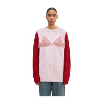Andersson Bell Round-Neck Strickwaren - - Knitwear - Damen - Mehrfarbig - L/XL