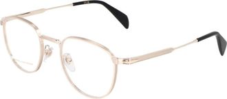Eyewear by David Beckham unisex, Accessories, Gelb, 49 MMGr&ouml;&szlig;e