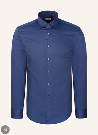Seidensticker Seidensticker Business Hemd Shaped Fit blau